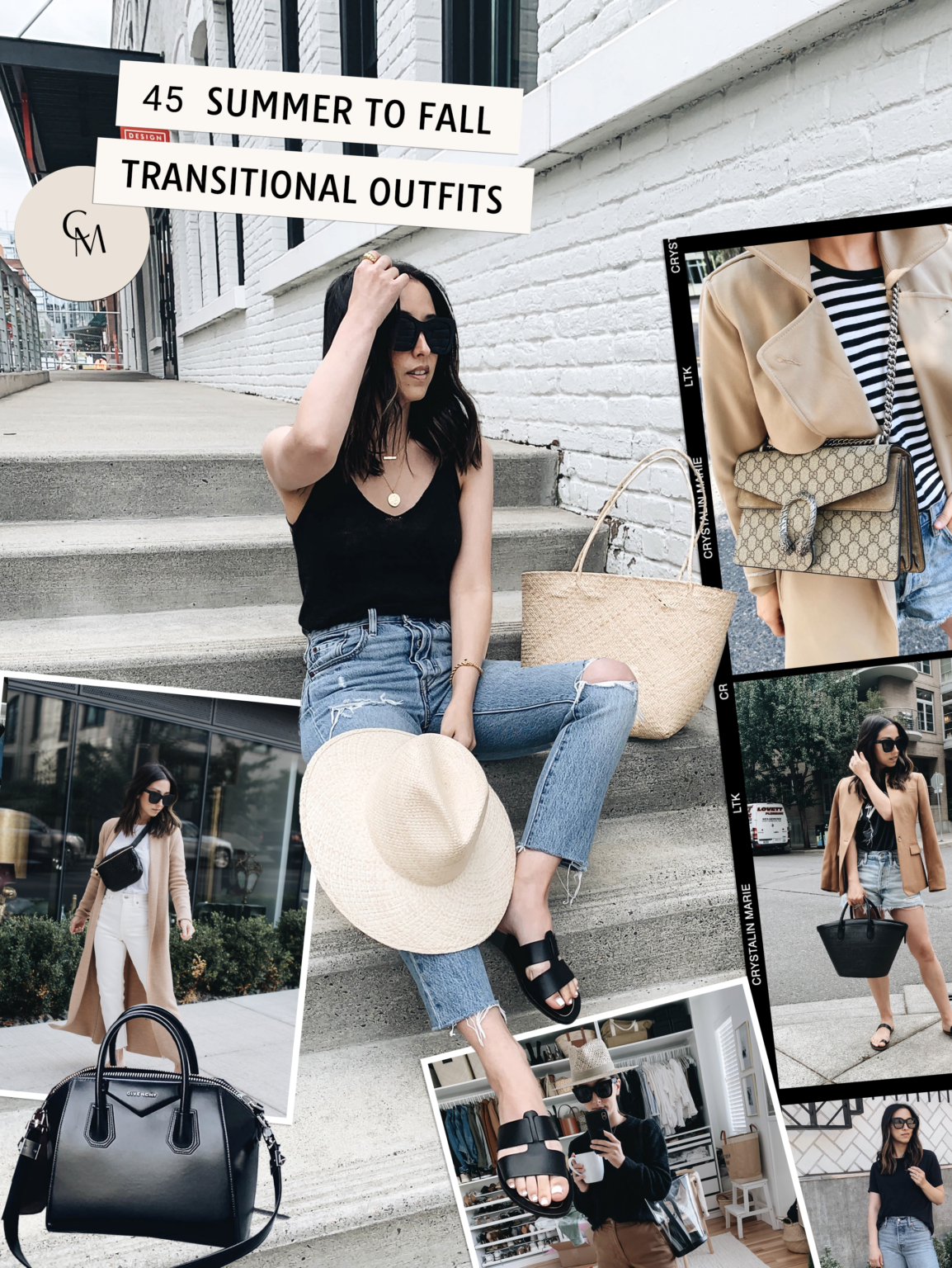45 Summer to Fall Transitional Outfits - Crystalin Marie