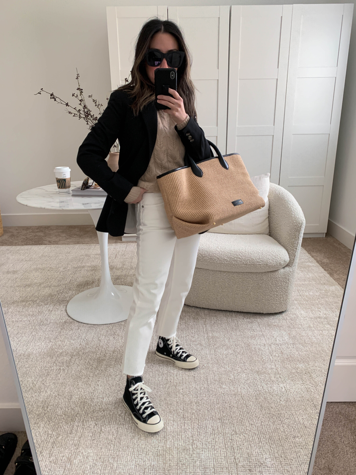 35 Ways to Style Converse High Top Sneakers - Crystalin Marie